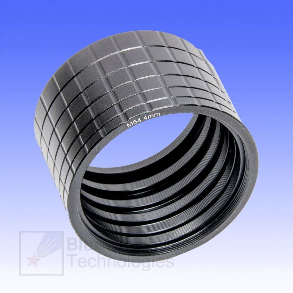 Blue Fireball M54x0.75 Thread Spacer Set (6 Spacers from 4mm to 9mm ...