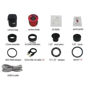 ZWO ASI1600MM Pro 16 MP CMOS Monochrome Astronomy Camera with USB 3.0 ...