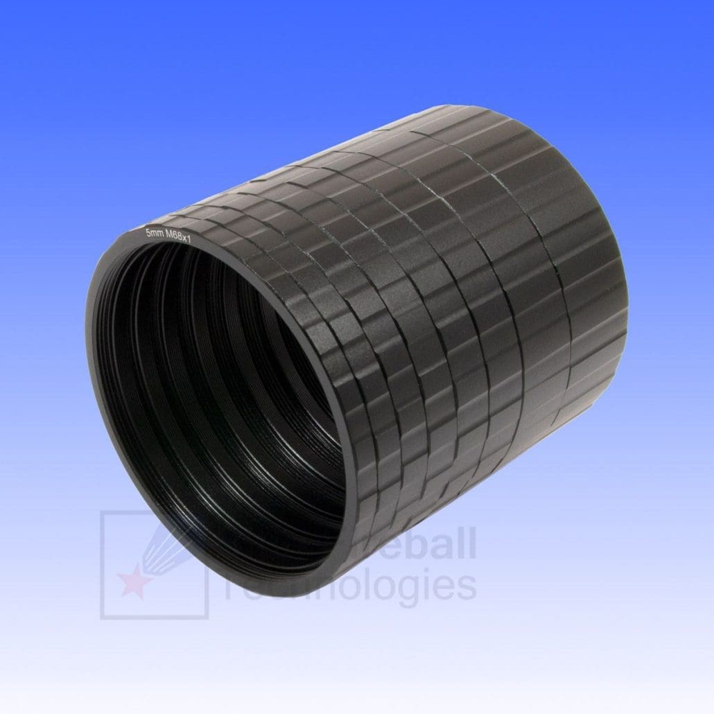 Blue Fireball M68x1 Thread Spacer Set (8 Spacers from 5mm to 20mm ...